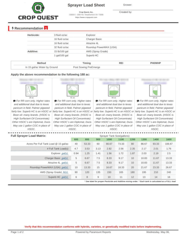 Farm Record Keeping - Crop Quest